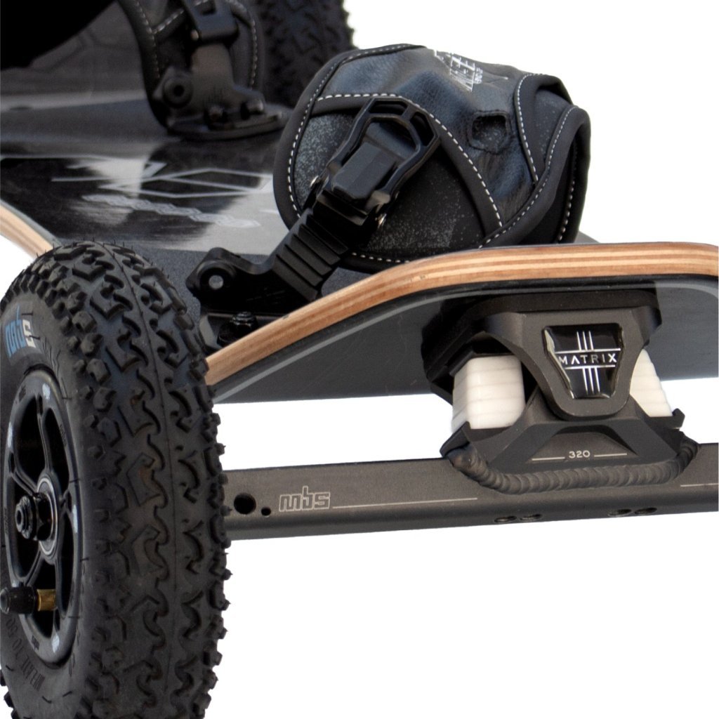 MBS Comp 95 Mountainboard - Silver Hex - California Waterman