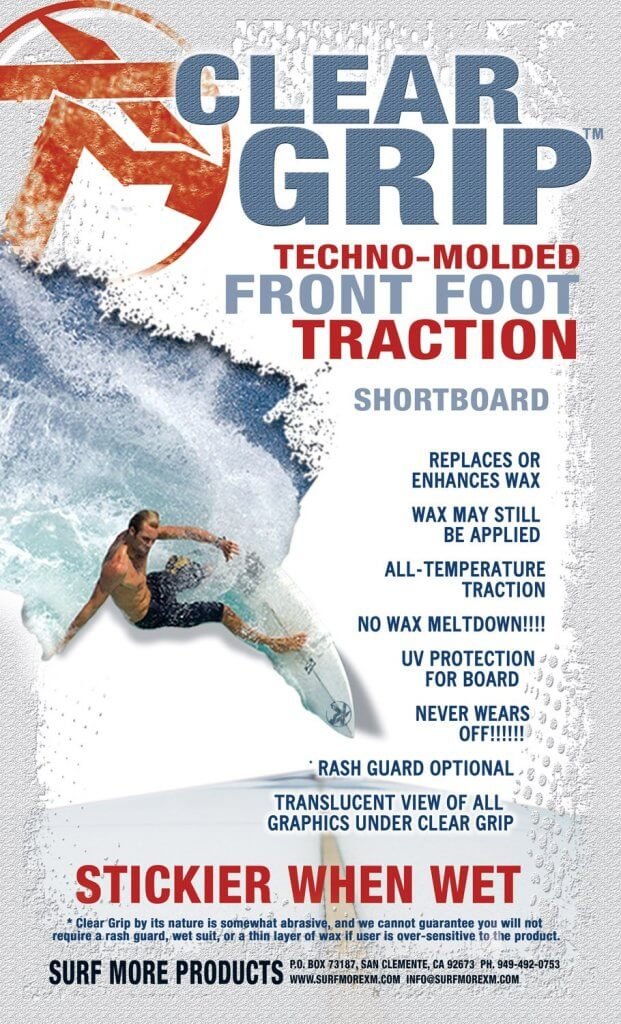 XM Clear Grip Surfboard Traction Cut Pieces - California Waterman